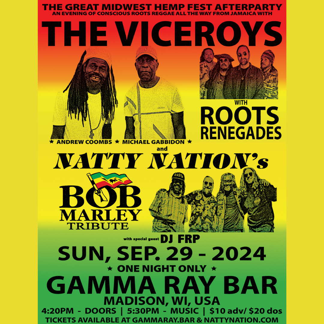 The Great Midwest Hemp Fest Afterparty: The Viceroys with Roots ...
