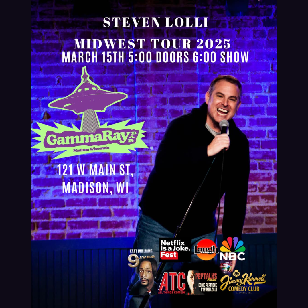 Steven Lolli Midwest Tour 2025 | Gamma Ray Bar