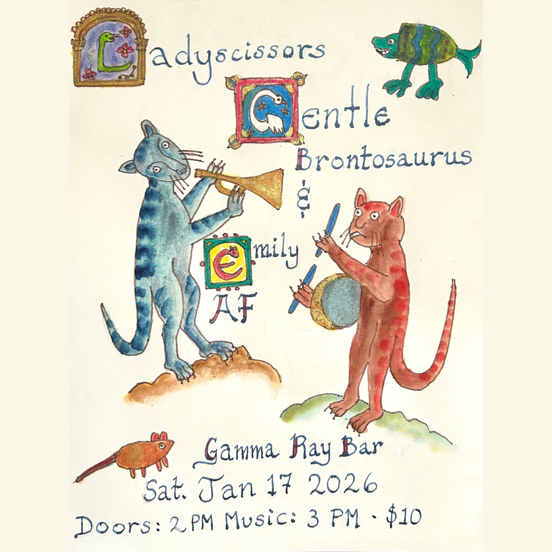 Ladyscissors // Gentle Brontosaurus // Rockstar & Elise | Gamma Ray Bar